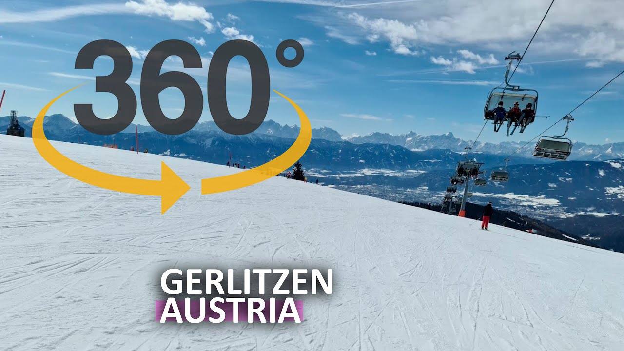 ⛷️⛷️ 360 VR Video - Virtual Skiing Experience - YouTube