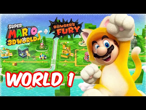 “World 1” Super Mario 3d world-Gameplay walkthrough 1 with Linczilla ...