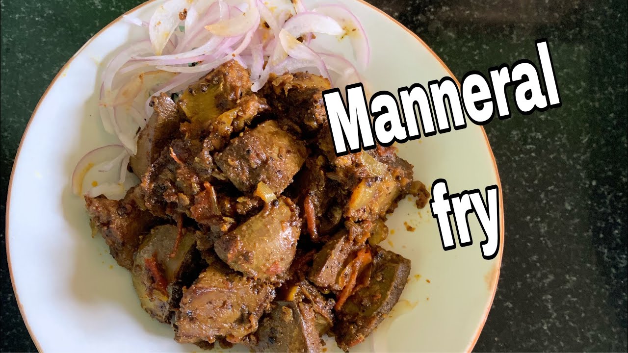 Manneral fry | Suvaroti | Goat spleen fry recipe - YouTube