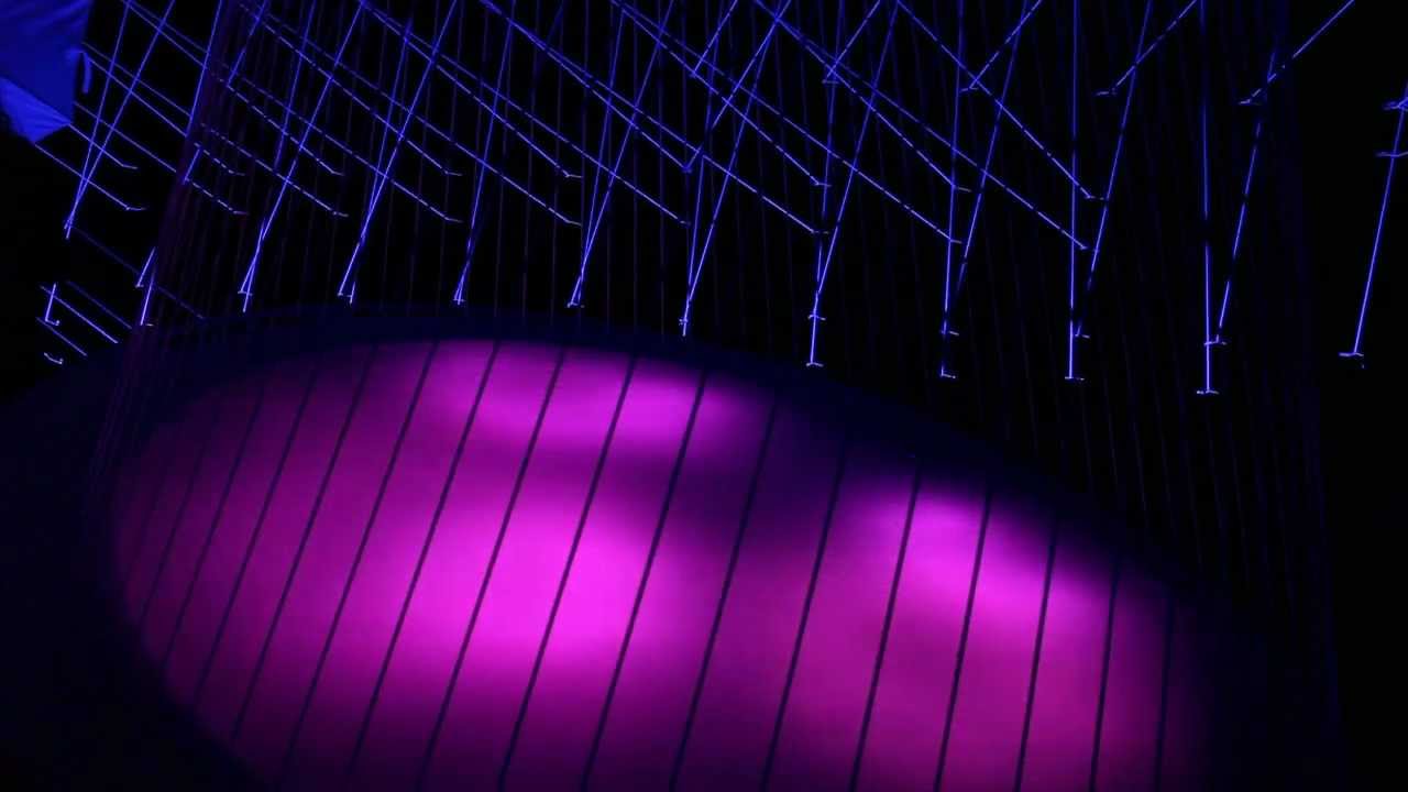 "resonate", interactive light & sound installation - YouTube