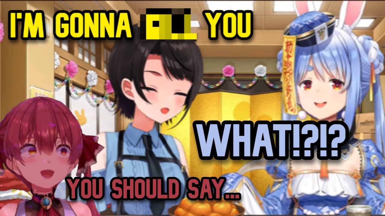 Subaru Says this Crazy Phrase that Marine Taught Her to Make Pekora ...