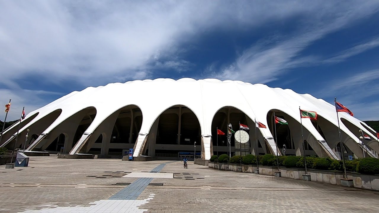 Busan City Asiad Main Stadium Walking around view,함 보자// 부산 아시아드 주경기장 ...