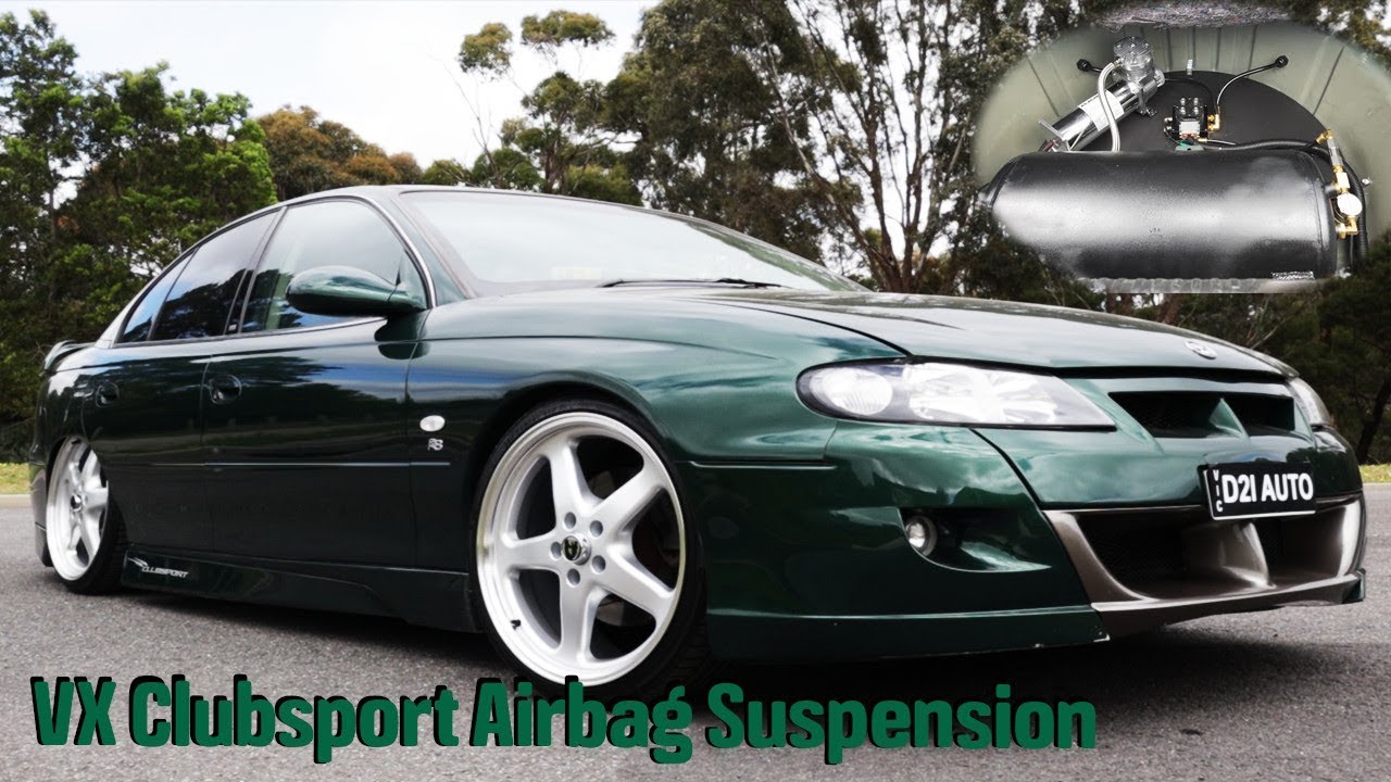 HSV VX Clubsport R8 Airbag Suspension Install Video- D2i Auto - YouTube