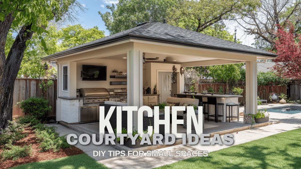 Courtyard Kitchen Ideas & DIY Tips | Maximize Outdoor Space, Style ...