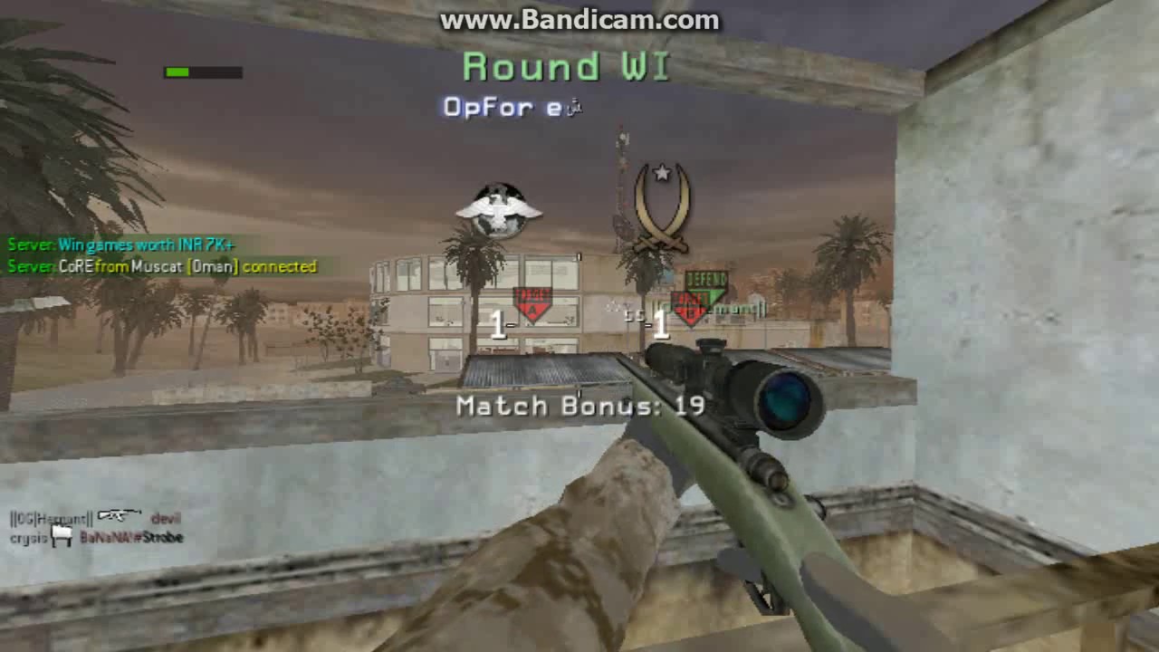 Call of Duty 4 MW | multiplayer | sniper | indian servers - YouTube