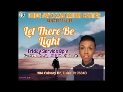 APOSTLE ESTHER HADASSAH // FRIDAY SERVICE - YouTube