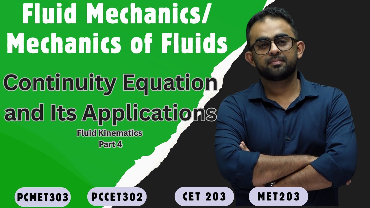 KTU Fluid Mechanics \ Mechanics of Fluids - Fluid Kinematics Part 3 ...