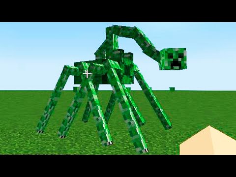 The Spider Creeper MOD in Minecraft