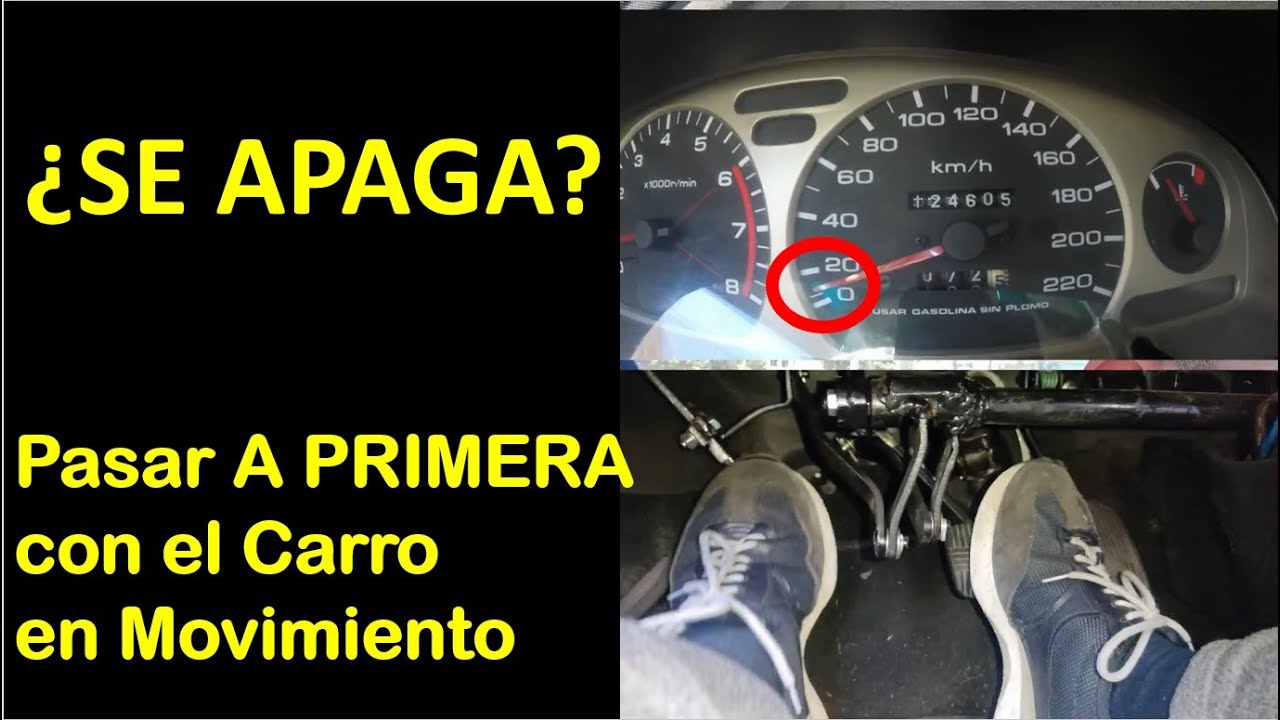 Como usar EL CLUTCH/ EMBRAGUE a Muy Baja Velocidad, Pasar a primera con ...