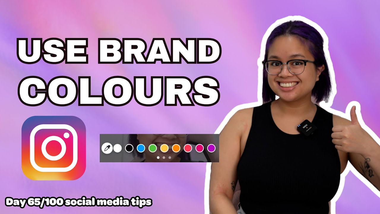 How to use your brand colours on Instagram reels and stories - YouTube