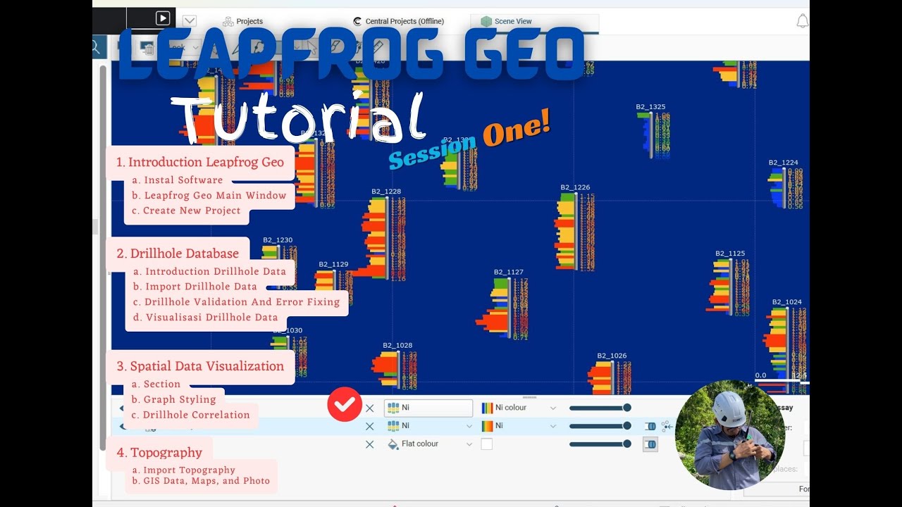 REMAKE Spatial Data Visualization, Graph Style Di Leapfrog Geo 2023.2.3 ...