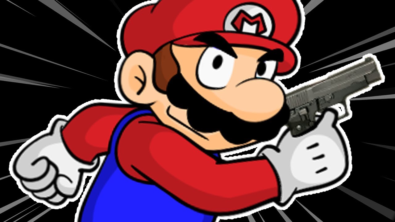Mario Guns Artwork Mario With AK 47 Image Generation | Stable