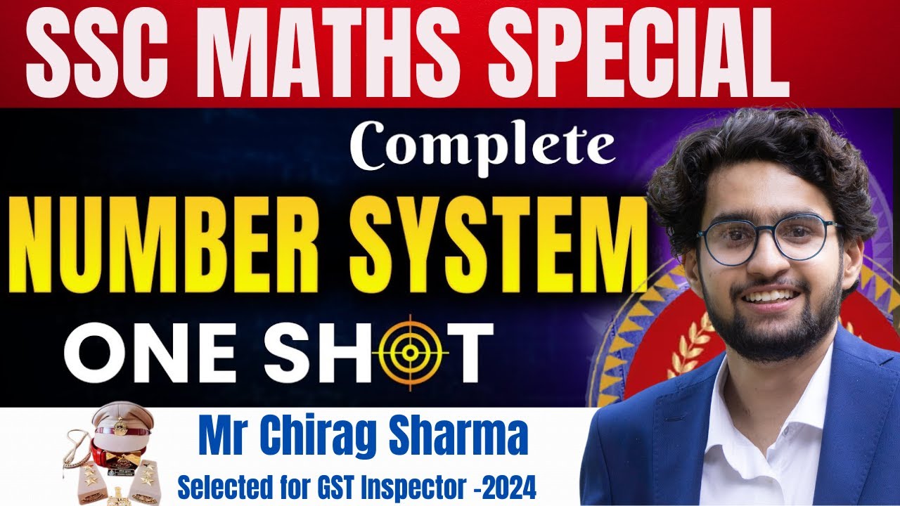 NUMBER SYSTEM | SSC MATHS | CGL | CHSL | CPO | GD - YouTube