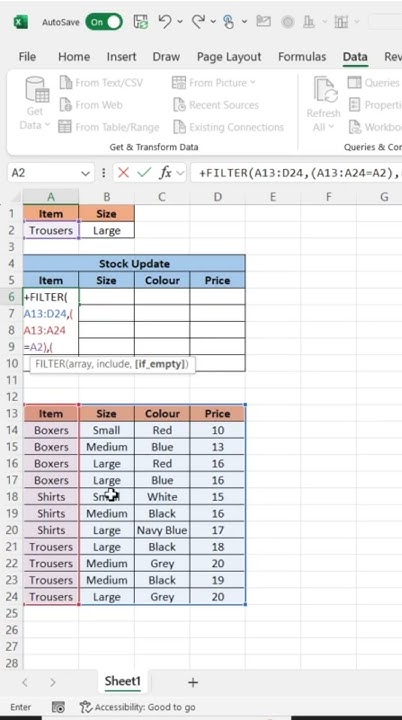 Short Trick For Filterexceltech Spreadsheet Exceltips