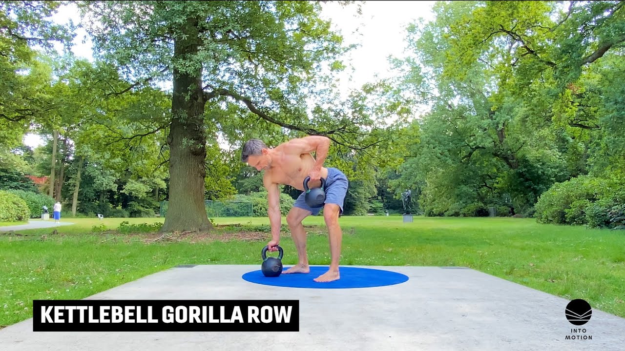 Kettlebell gorilla row - Strongflow - YouTube