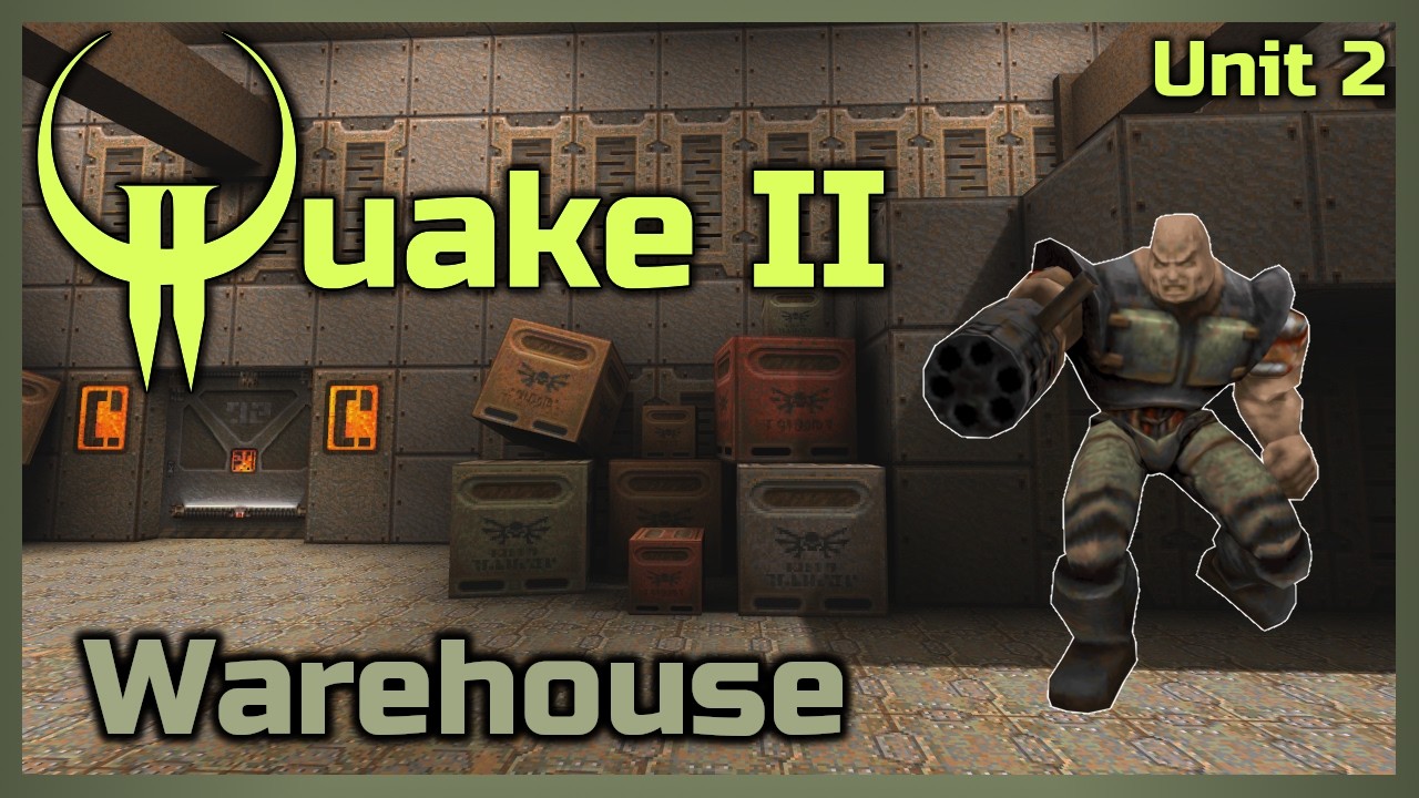 Quake 2 Remastered [4K] | All Secrets | Unit 2 Warehouse - YouTube