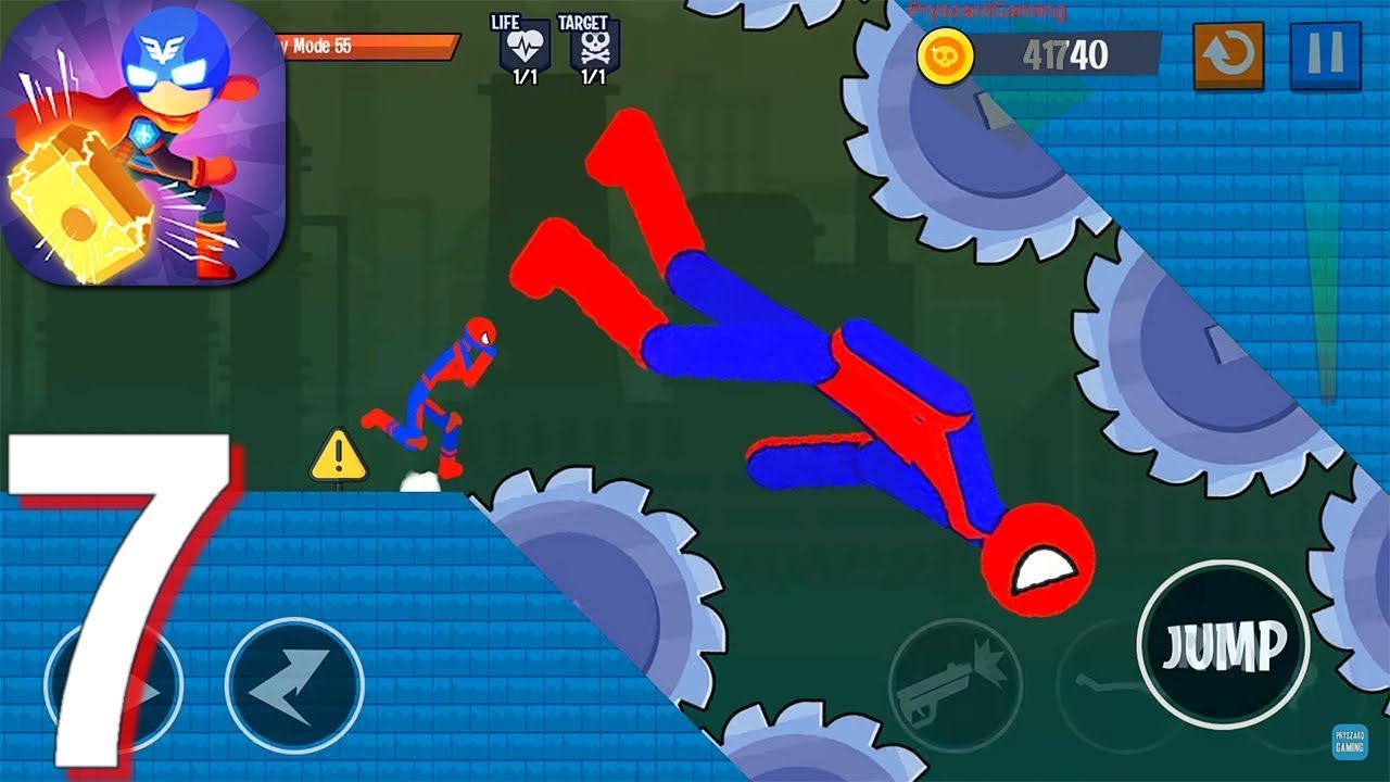 Stickman Destroy - Gameplay Walkthrough Part 7 Destroy Mode New Levels ...