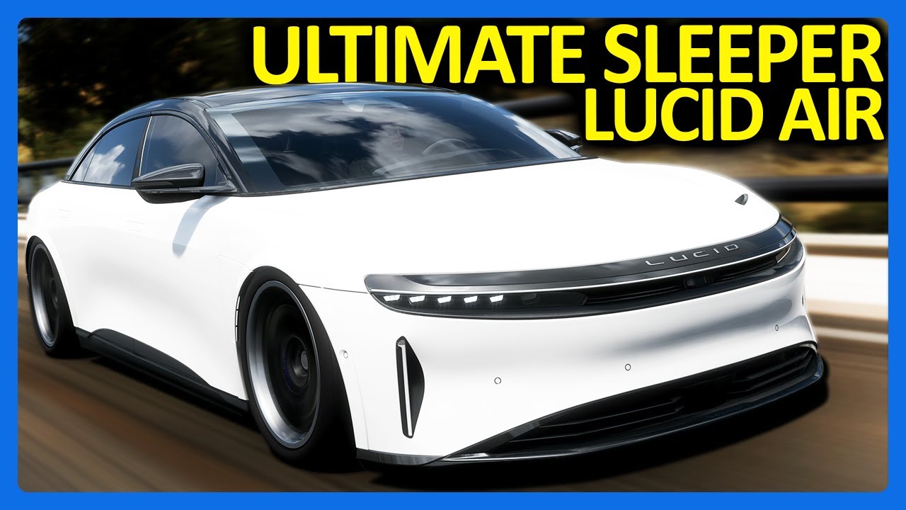 Forza Horizon 5 : The FASTEST Sleeper Car!! (FH5 Lucid Air Sapphire ...