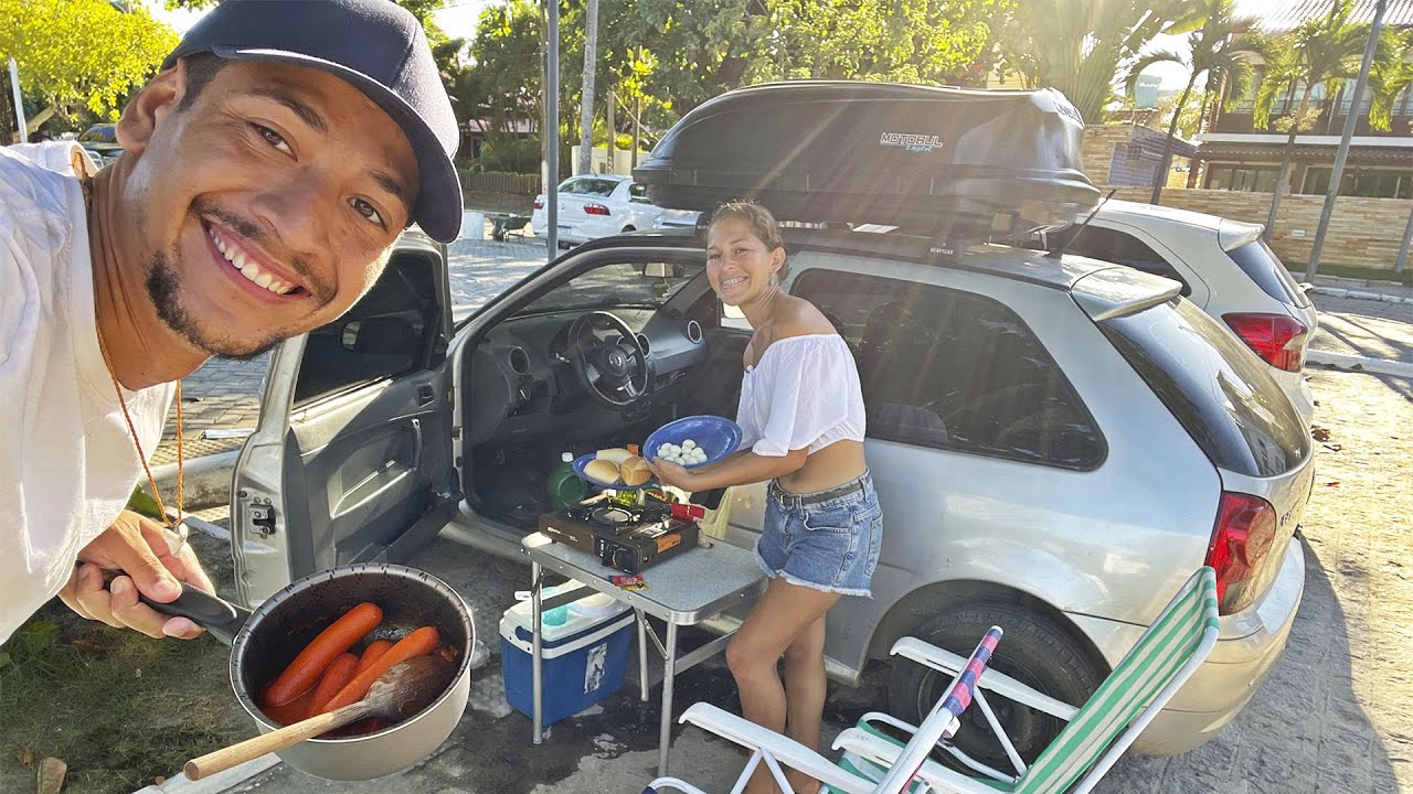 FIZEMOS NOSSA COMIDA IMPROVISADA NA RUA EM PORTO DE GALINHAS!! ep48 ...