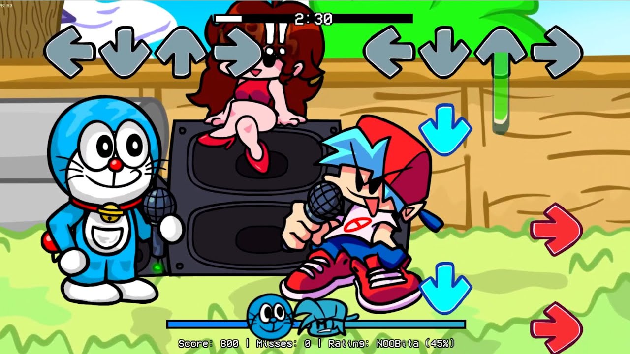 Boyfriend VS Doraemon | FNF Mod | Friday Night Funkin' - YouTube