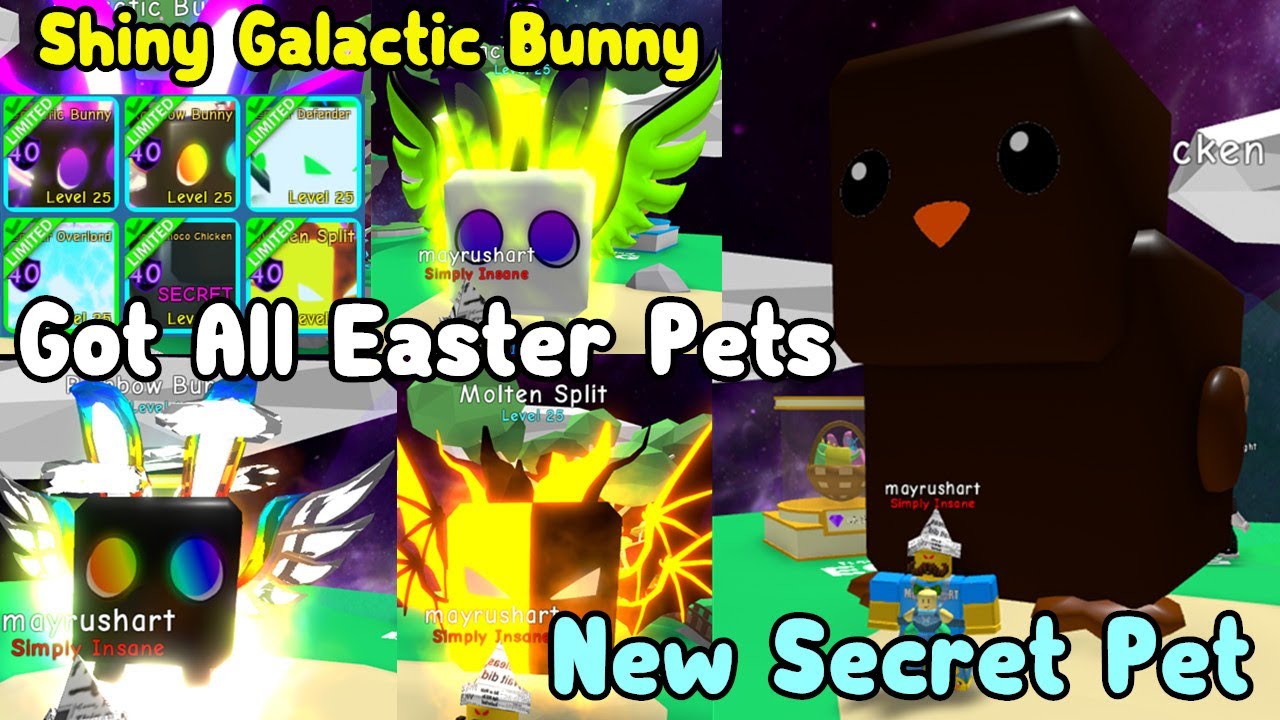 I Got Giant Choco Chicken Secret Pet And All Easter Pets In Bubble Gum ...