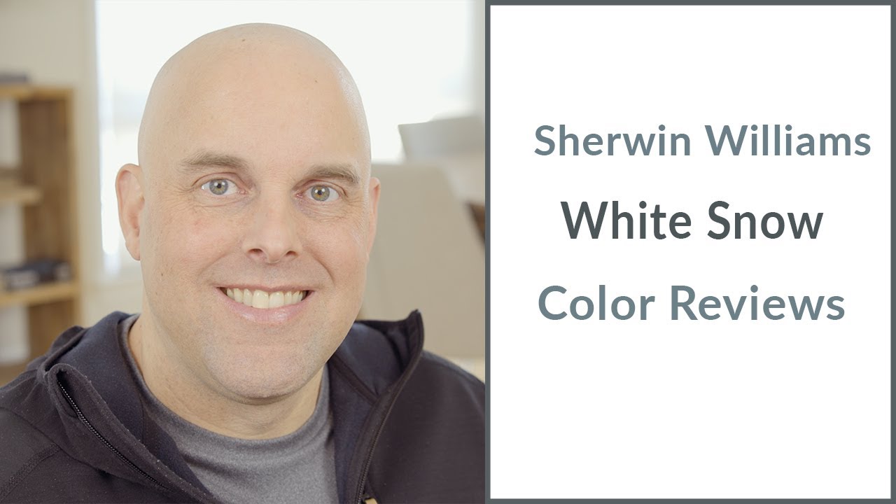 Sherwin Williams White Snow Color Review - YouTube