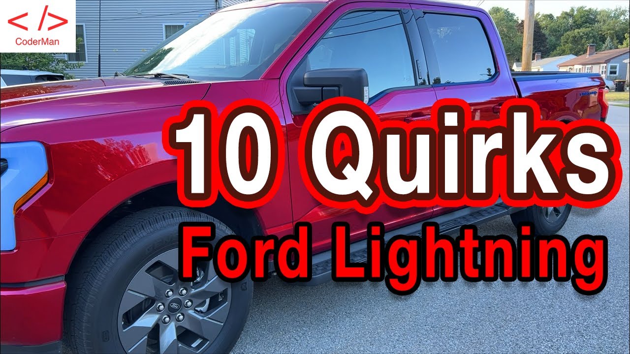 10 Quirks of the 2022 Ford Lightning XLT EV - YouTube