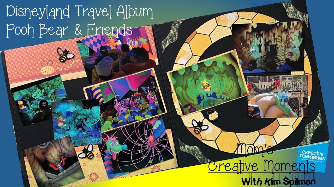 Creative Memories Disney Travel Album Pooh Bear & Friends - YouTube