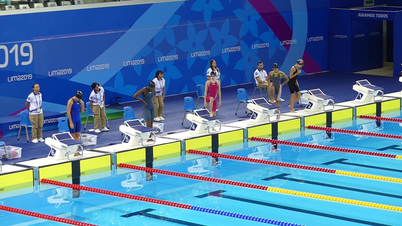 Juegos Panamericanos Lima 2019 Prueba de 50 mts Libre - Alexia ...