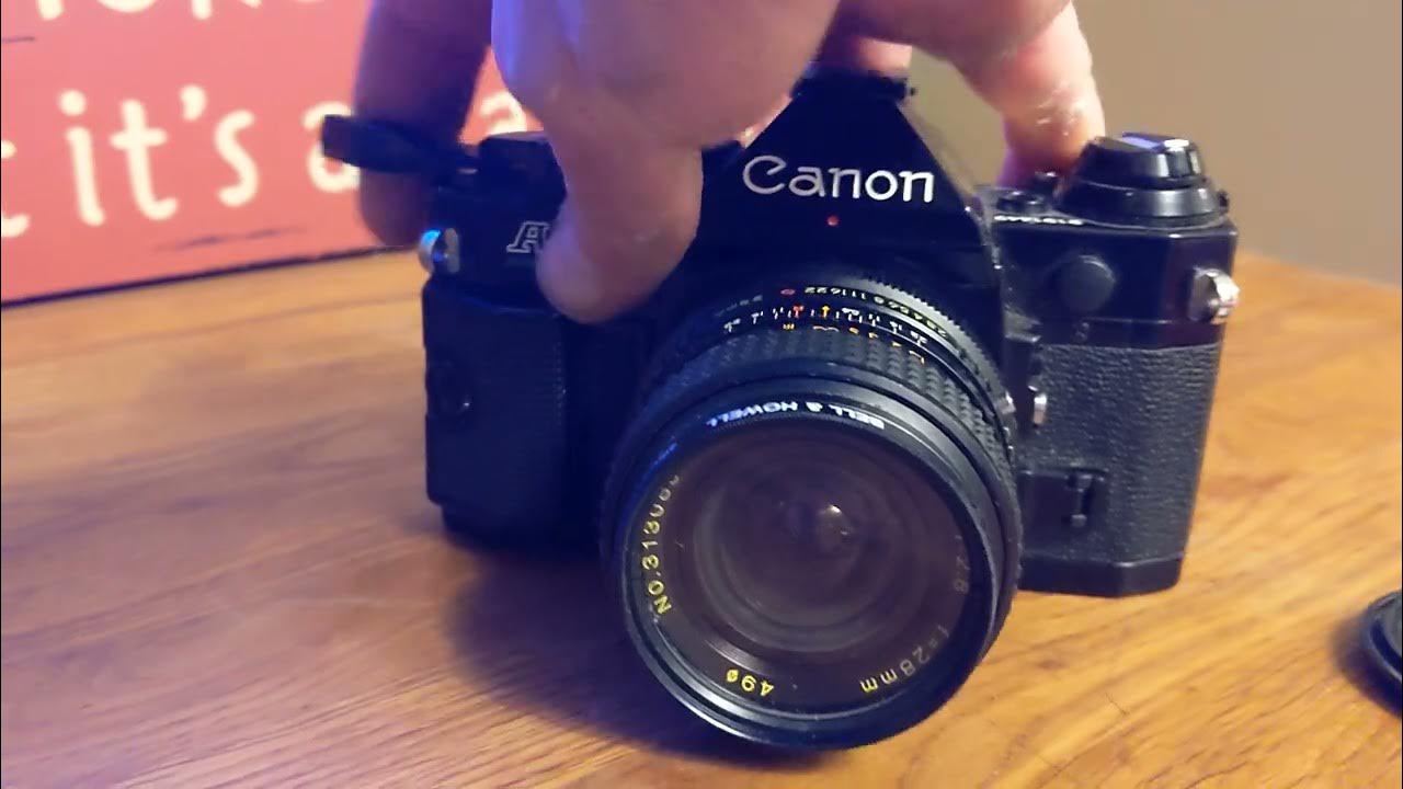 Canon AE-1 Program shutter sound - YouTube