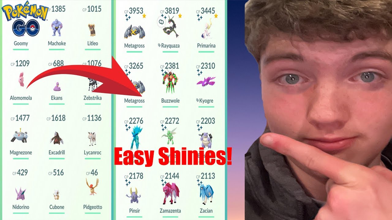 Top 8 ways to get EASY SHINIES in Pokémon Go - YouTube