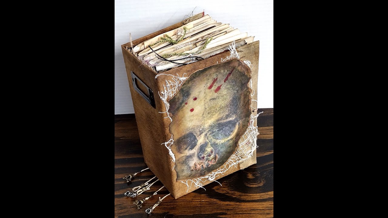 Grim Reaper Junk Journal (SOLD) - YouTube