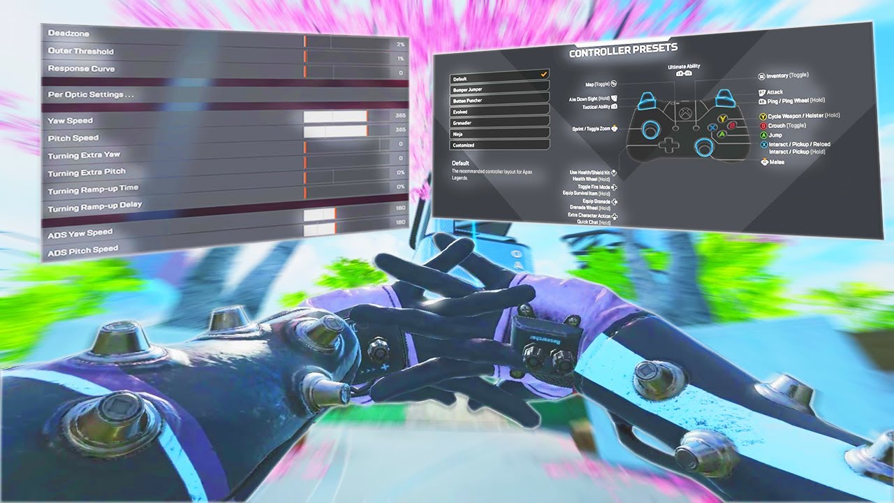 *New!* BEST controller (ALC) settings for Apex Legends season 13 (NO ...