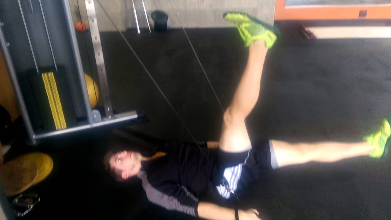 Straight leg Lowering cable - YouTube