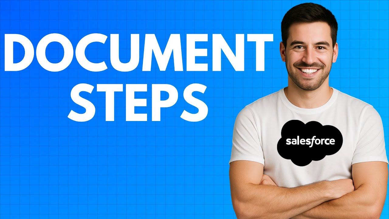 How to Document Steps in Salesforce [QUICK GUIDE] - YouTube