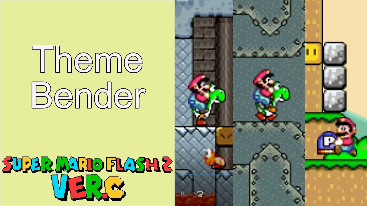 Theme Bender by qwertyquop (me) | Super Mario Flash 2 - YouTube
