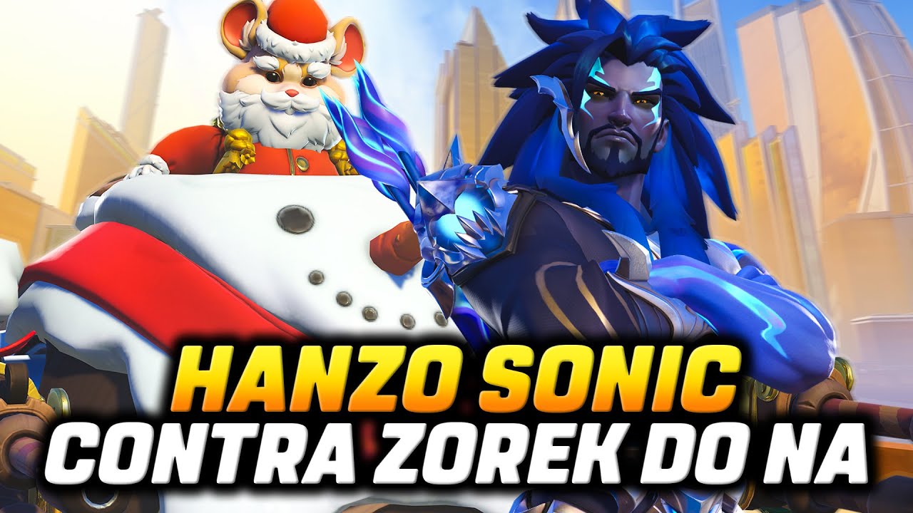 TESTANDO A SKIN SONIC DO HANZO CONTRA O ZOREK DO NA - YouTube
