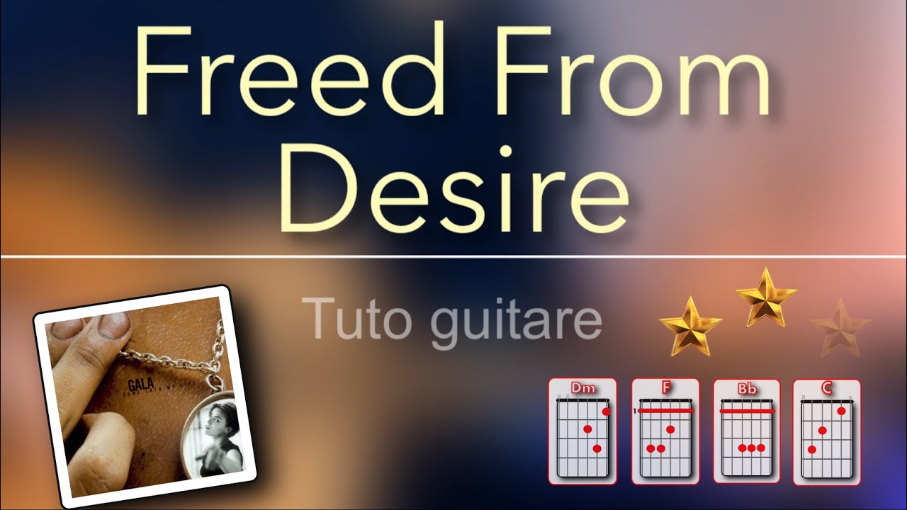 Tuto guitare - Freed From Desire (Gala) - YouTube