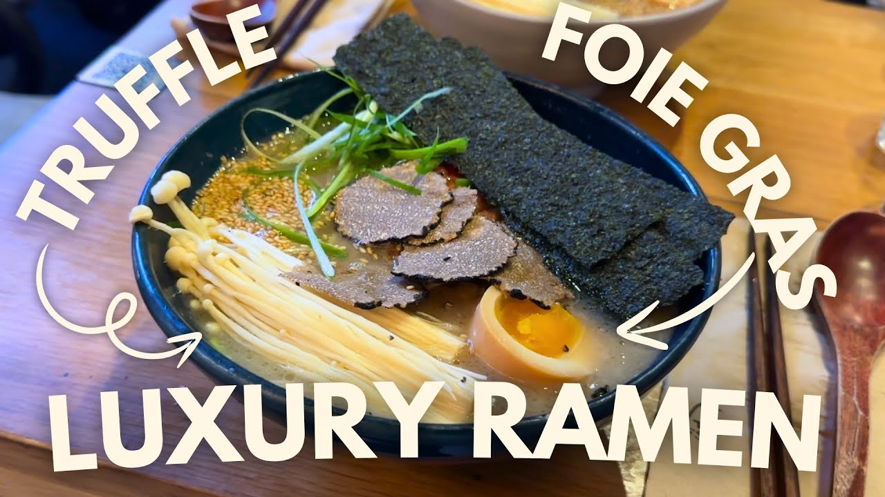 MOST EXPENSIVE RAMEN IN PARIS 🍜 (With Foie Gras, Wagyu & Truffle) - YouTube