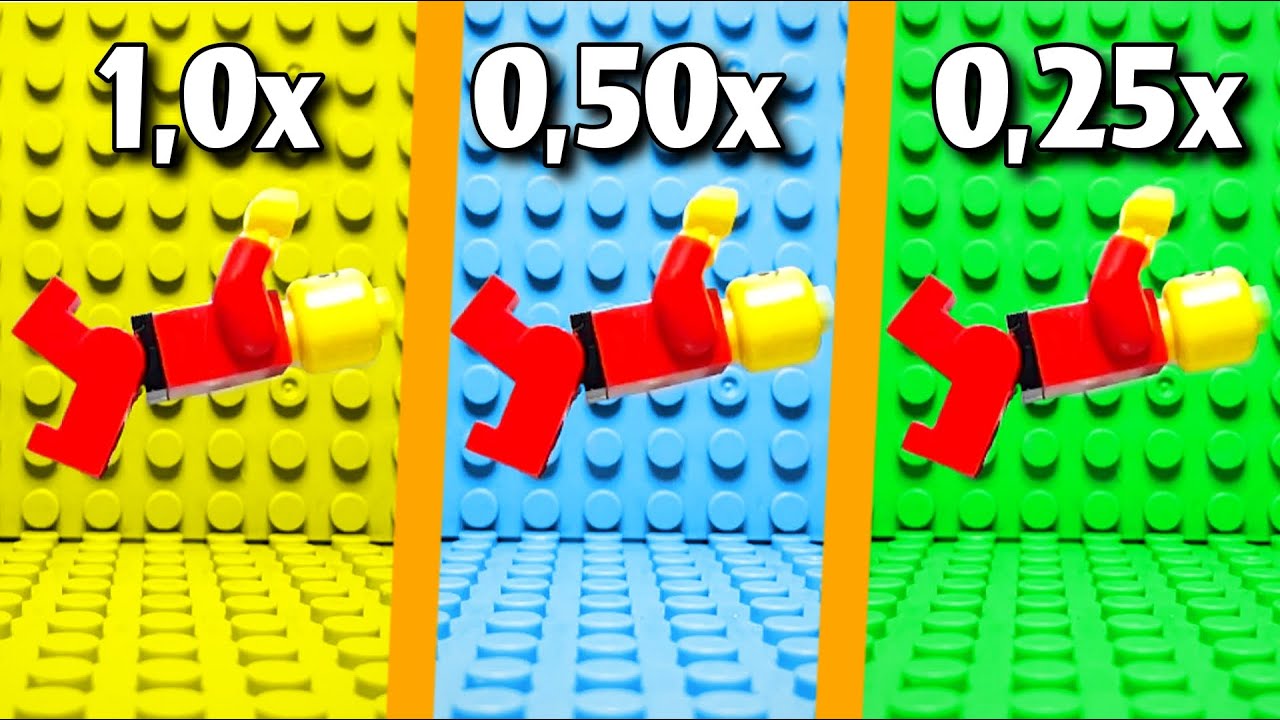 Double Somersault ANIMATION at Different PLAYBACK SPEED - Lego Stop ...