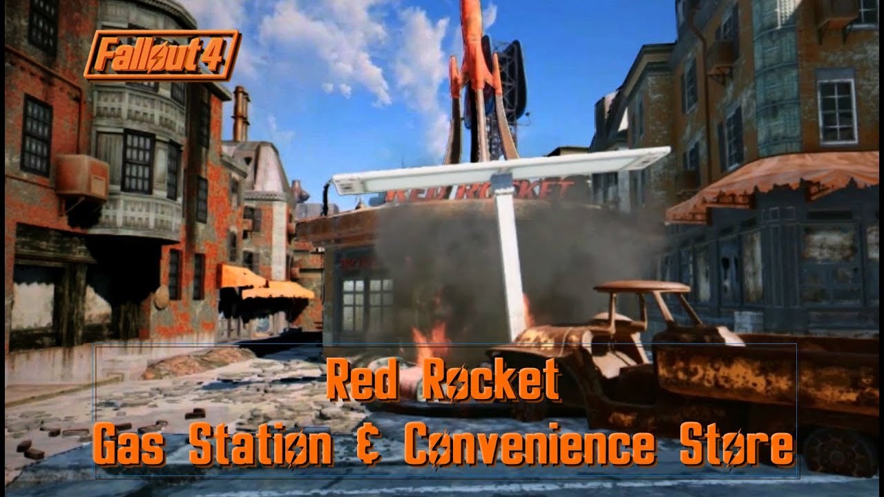Fallout 4 - Red Rocket Gas Station & Convenience Store - YouTube