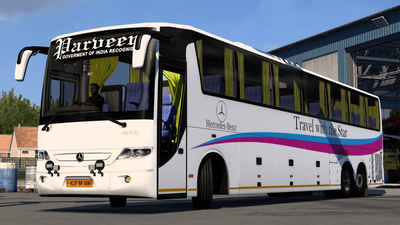 Once Upon A Time Mercedes Benz Sutlej AC SEMI Sleeper Bus of Parveen ...