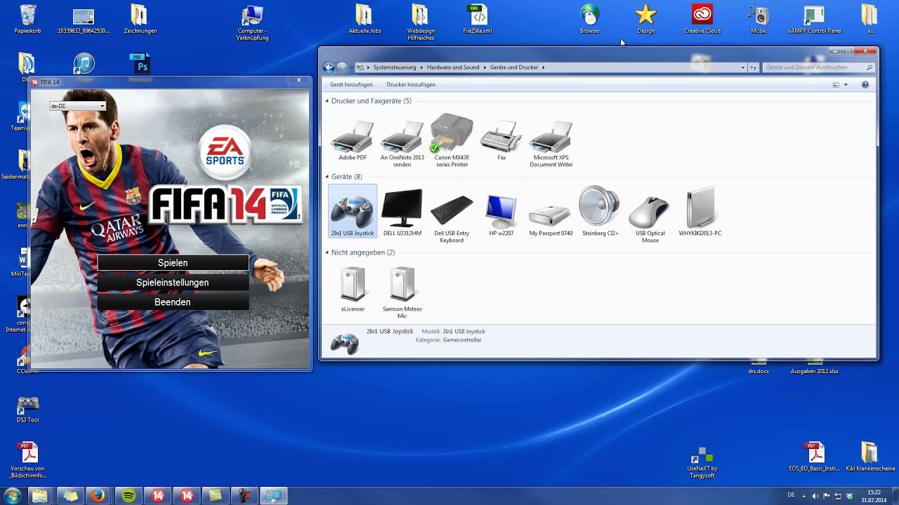 Tutorial: FIFA 13 / 14 / 15 am PC: Gamepad und der rechte Stick - YouTube