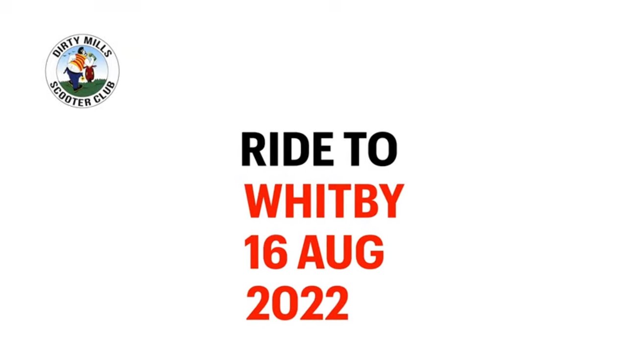 Ride to Whitby National Scooter Rally 2022 4K - YouTube