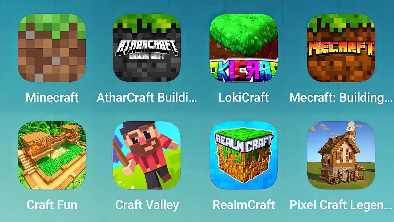 Minecraft, Atharcraft Building, Lokicraft, Mecraft, Craft Fun, Craft Valley, RealmCraft, Pixel ...