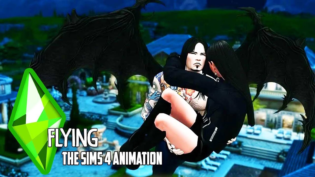 Sims 4 Animation - FLYING (Download) - YouTube