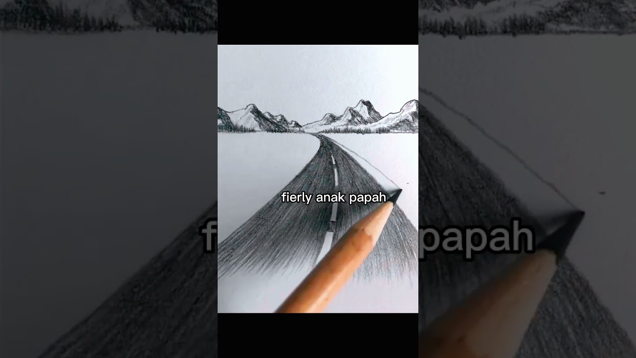 menggambar hitam putih #shorts - YouTube