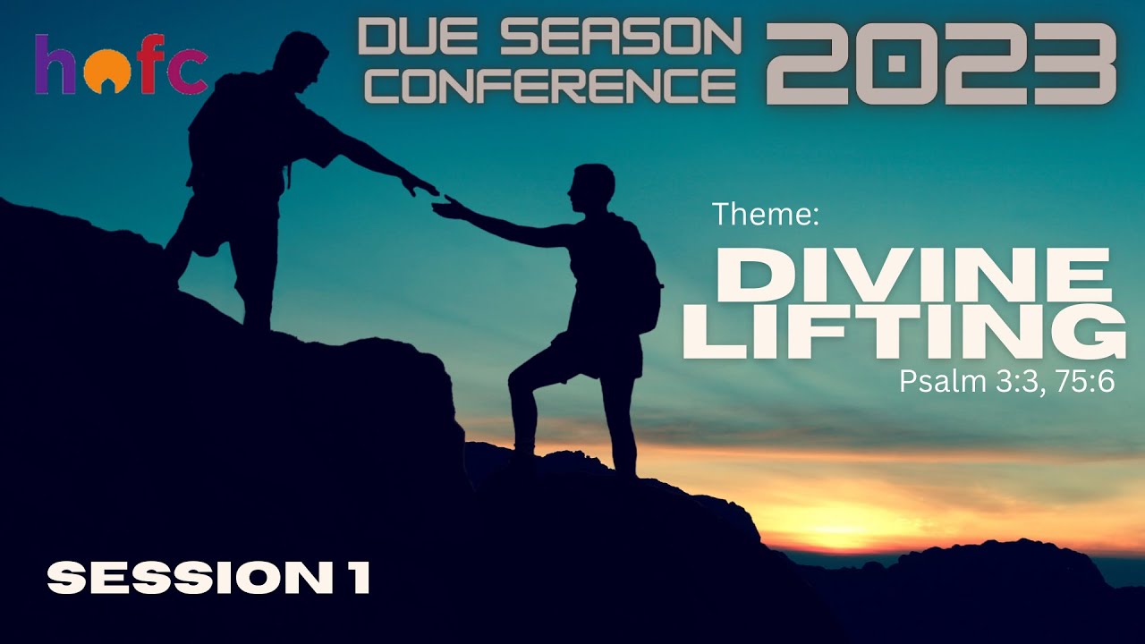 Session 1 | DSC '23 | Divine Lifting | Pastor Paul Solademi | 15.09. ...