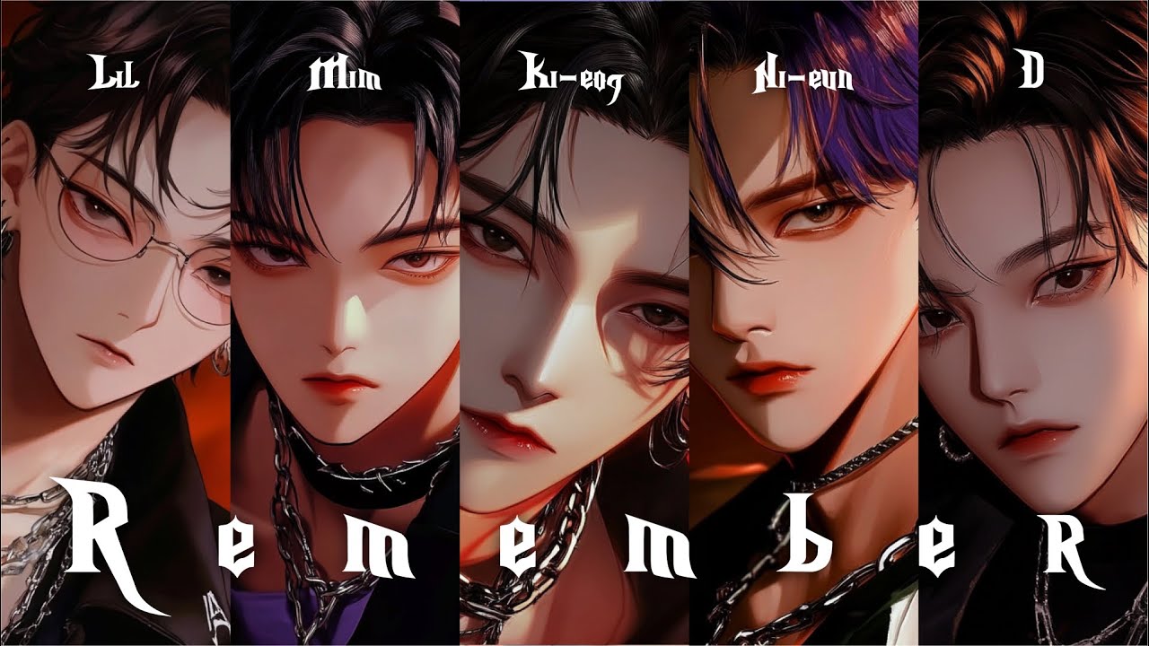 Ai 버추얼 아이돌 '리맴버(RE:member)' 맴버 소개 | 웹툰 버전 - YouTube