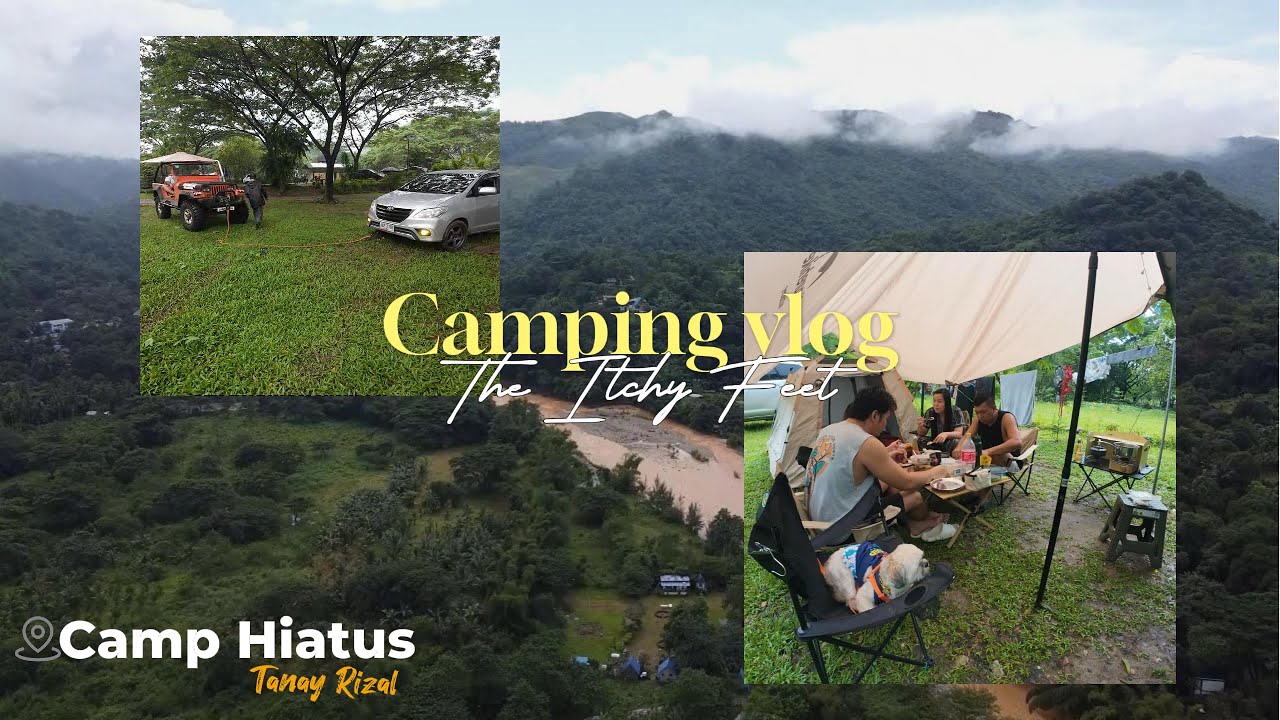 Our First Vlog l Car Camping l Camp Hiatus Tanay Rizal l 4k - YouTube